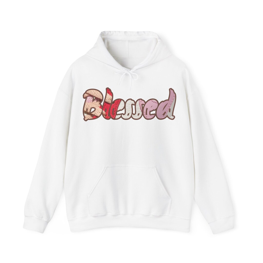 Blessed Hoodie to Match Dunk Low Sail and Sport Red Sneaker Hoodie - Etsy