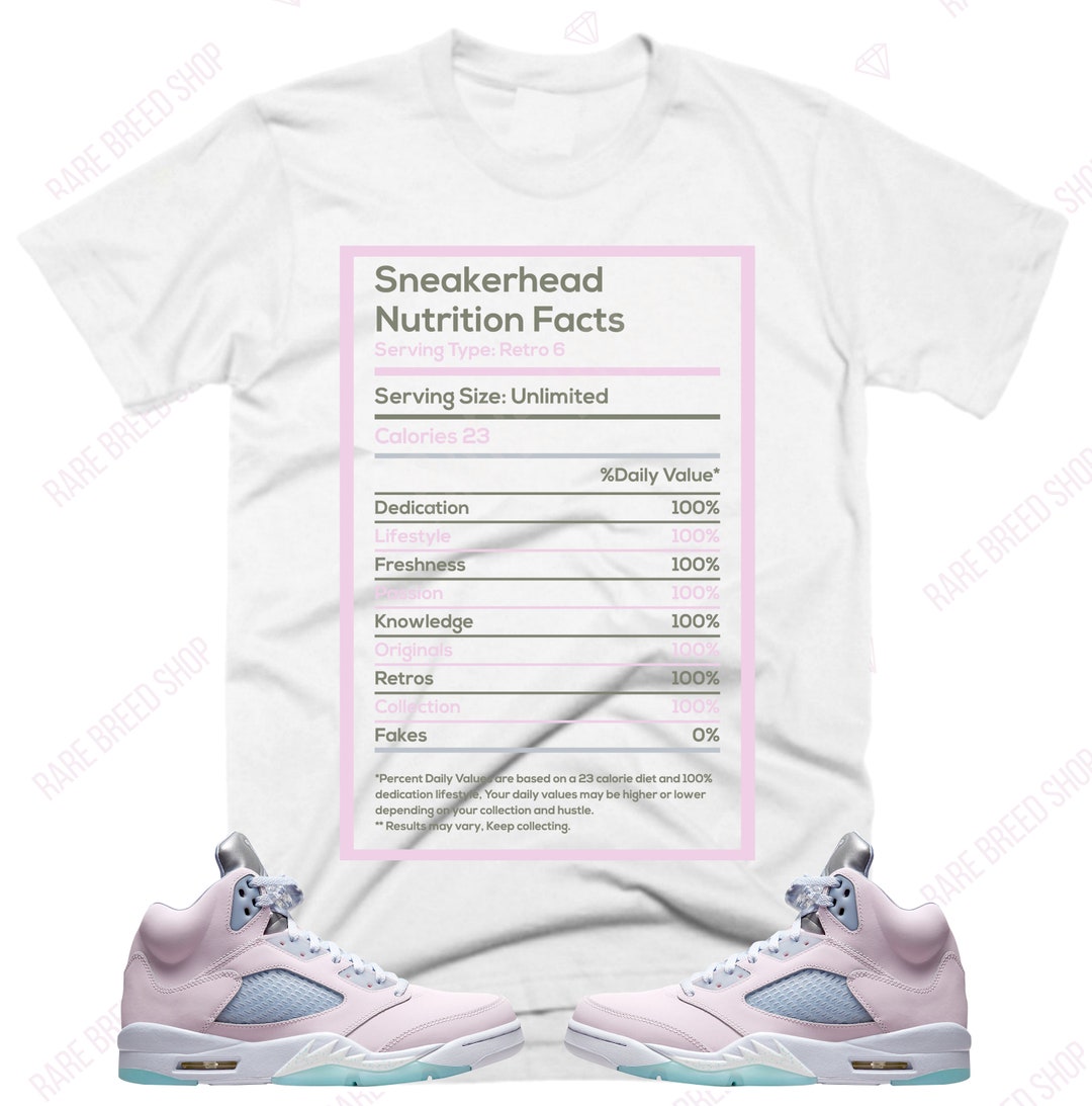 Nutrition Shirt to Match Jordan Retro 5 Easter, Retro 5 Easter Shirt, 5 ...