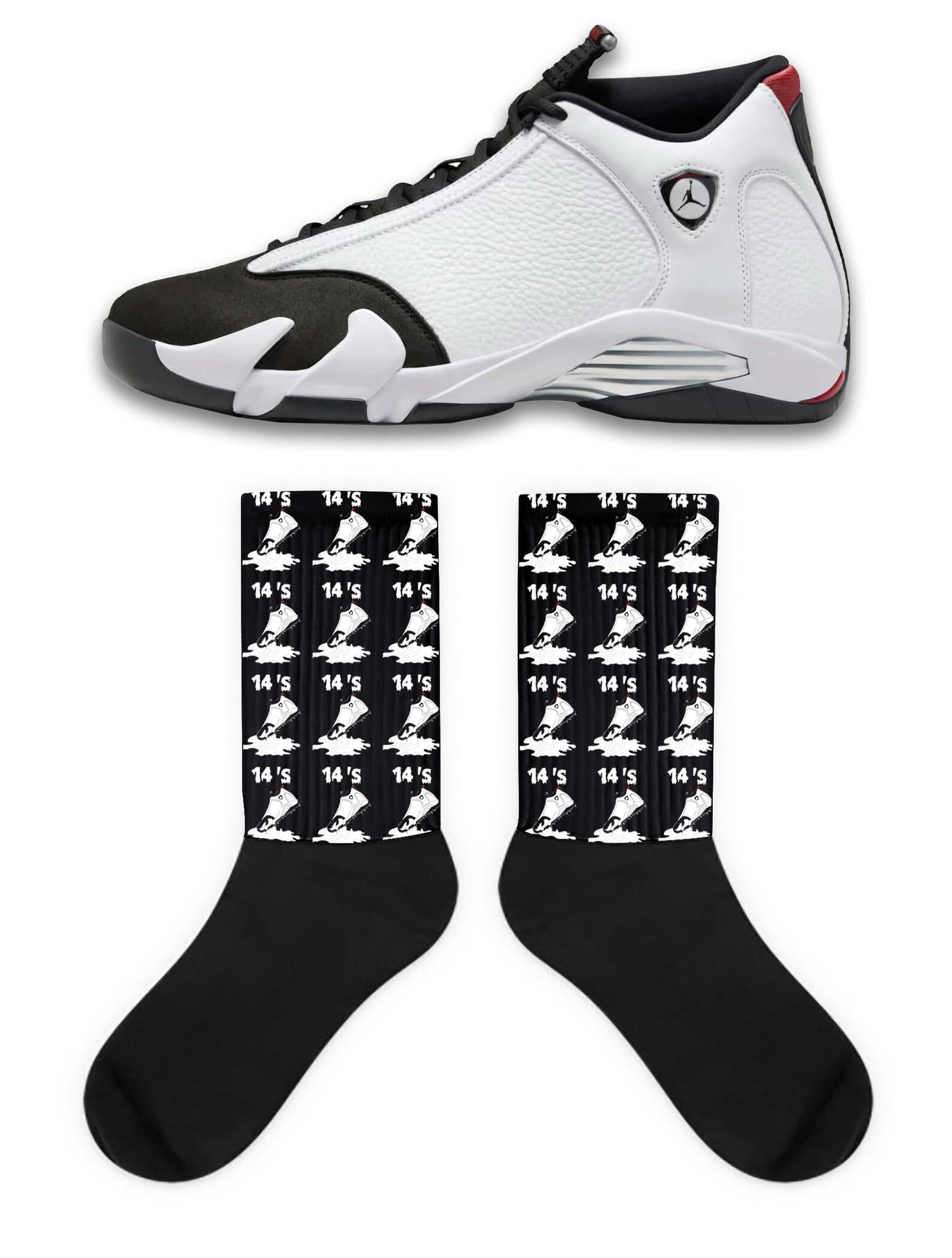 Ten Toes Down Shirt to Match Jordan 14 Black Toe, Jordan 14 Black Toe ...