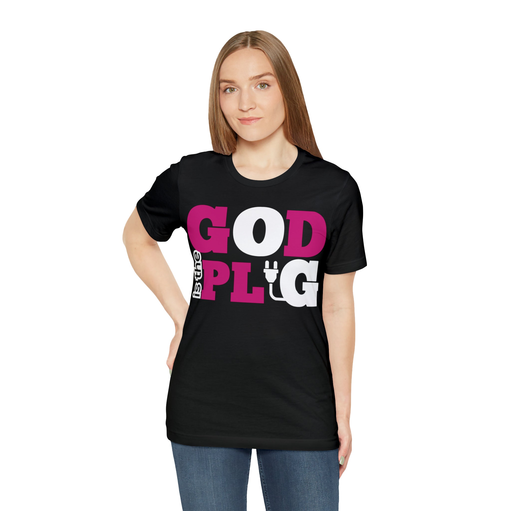 God is the Plug Shirt to Match Retro 6 Low Fierce Pink, Jordan 6 Low ...