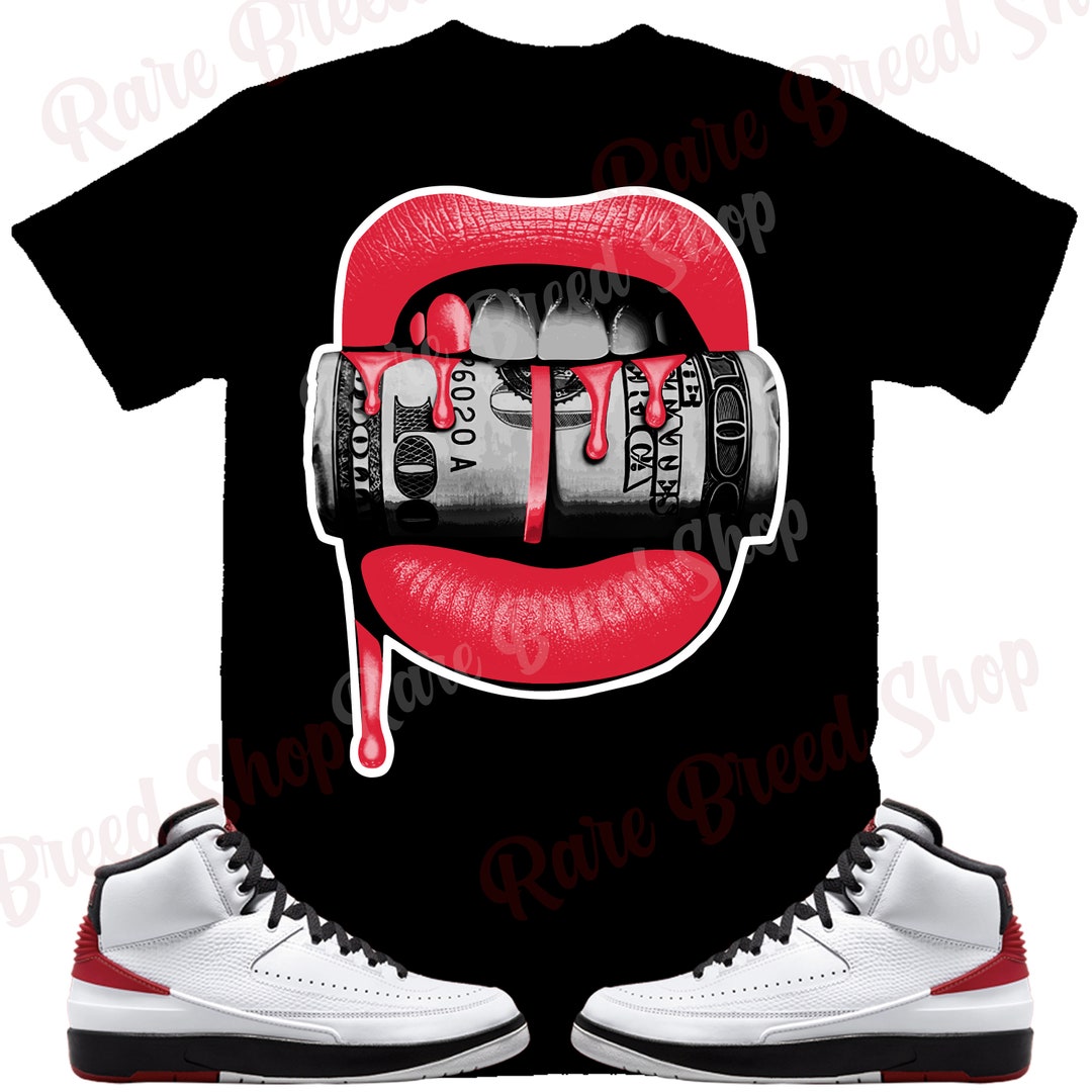 Dollar Bite Shirt to Match Jordan Retro 2 Chicago, Retro 2 Chicago ...