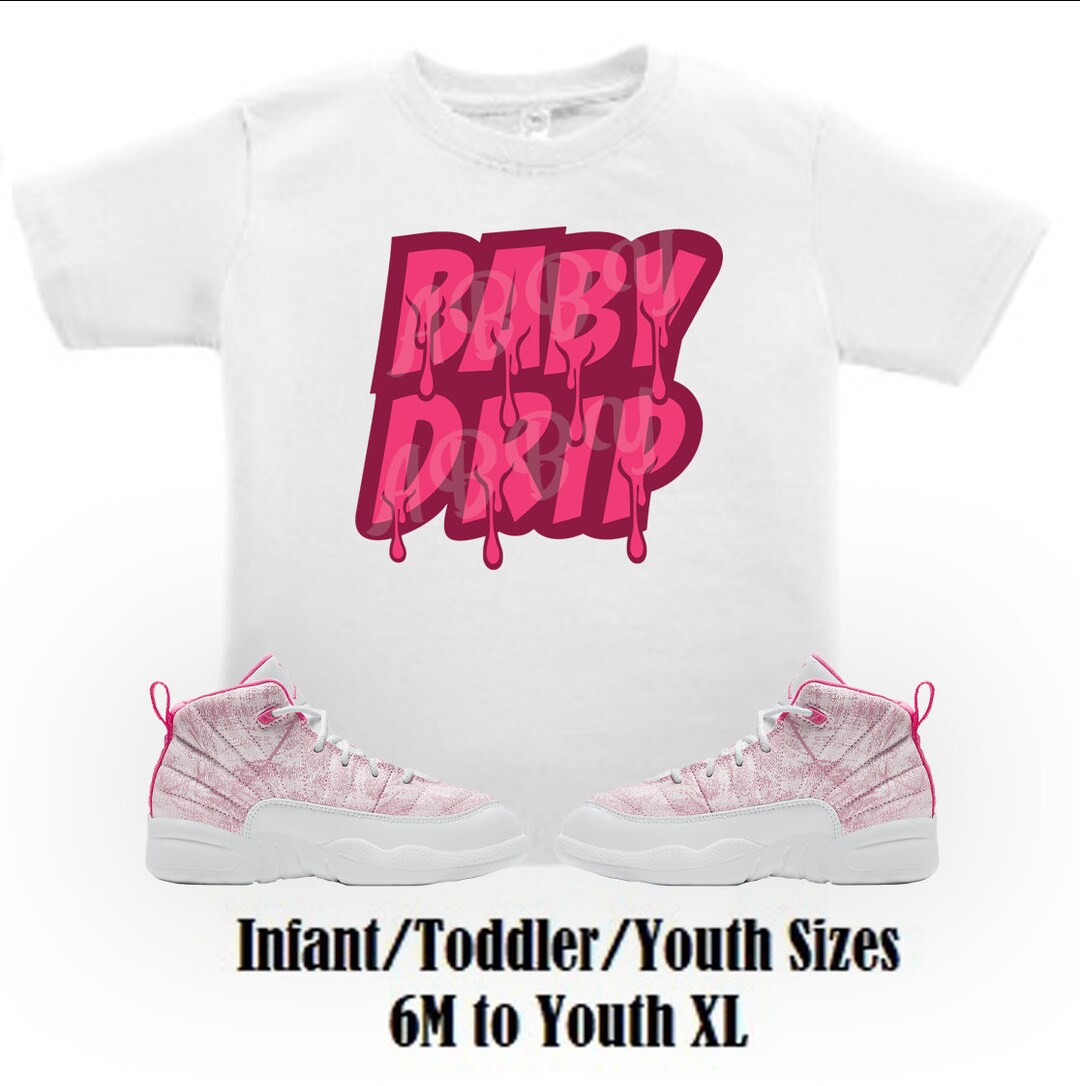 Drip Air Jordan Retro 12 Arctic Punch Sneaker Tee, Retro 12 Pink Shirt ...