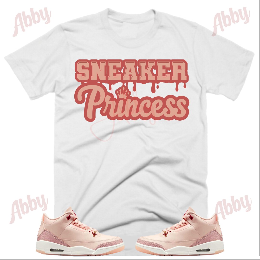 Sneaker Princess Shirt to Match Jordan 3 Valentine Day, Retro 3 ...