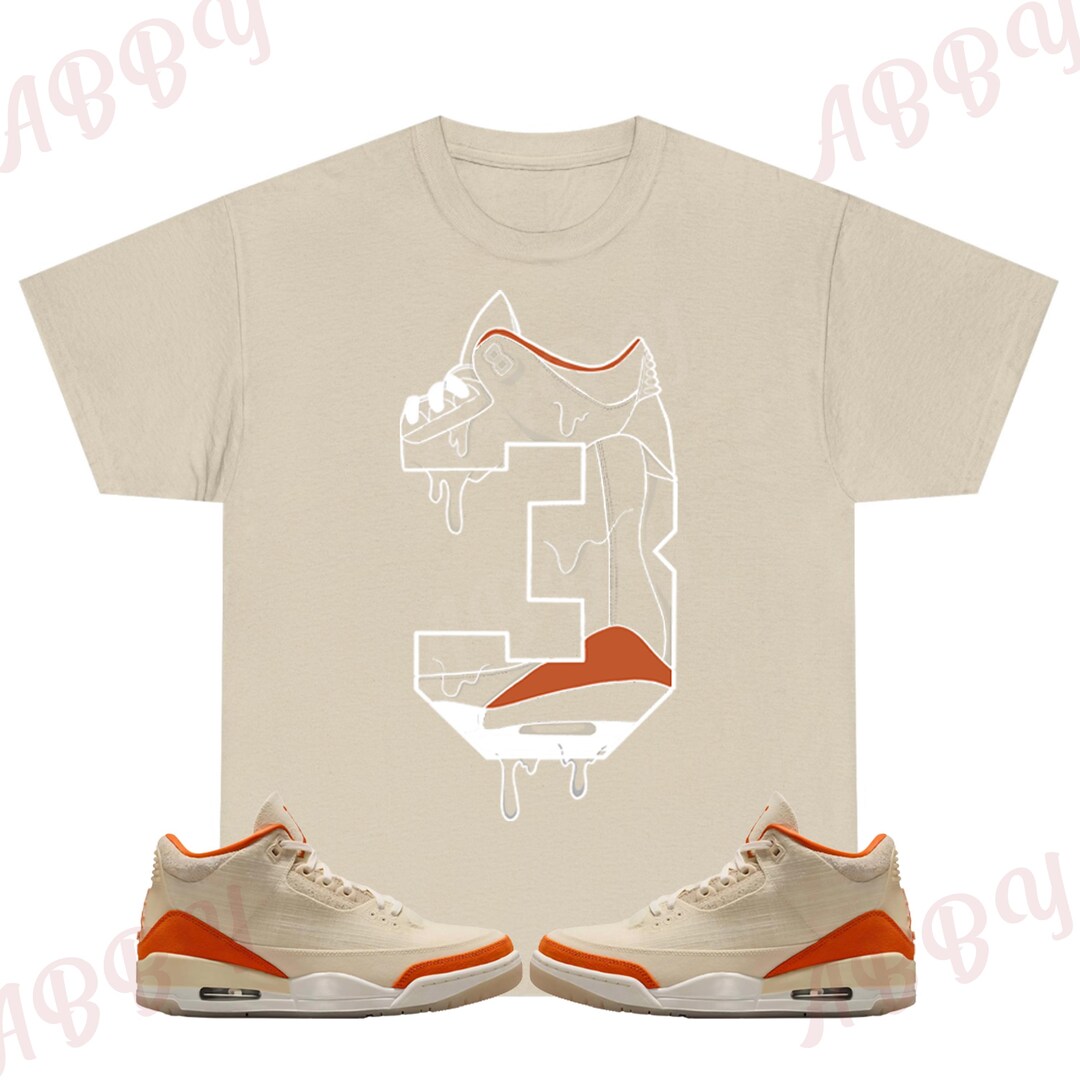 Number 3 Shirt to Match Jordan 3 Starfish, Retro 3 Starfish Shirt ...