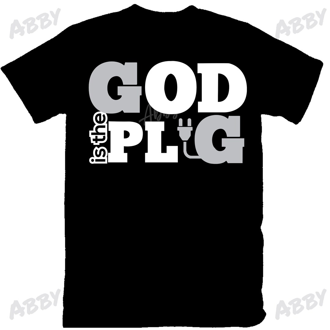 God is the Plug Shirt to Match Jordan Retro 6 Black Chrome, Retro 6 ...