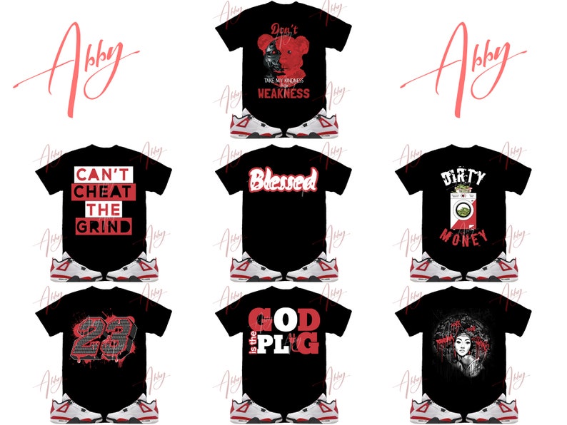 GOD is the Plug Shirt to Match Retro 4 Red Cement, Jordan 4 Red Cement ...