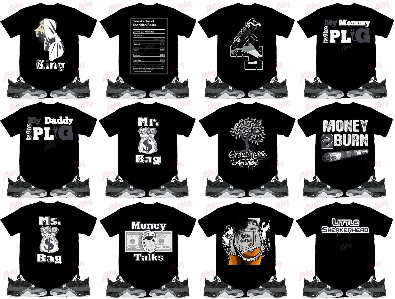 Number 4 Shirt to Match Jordan 4 Fear, Retro 4 Fear Shirt, Fear Sneaker ...