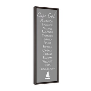 12" X 36" CAPE COD TOWNS - Great Sign for a Special Place in Your Home ...