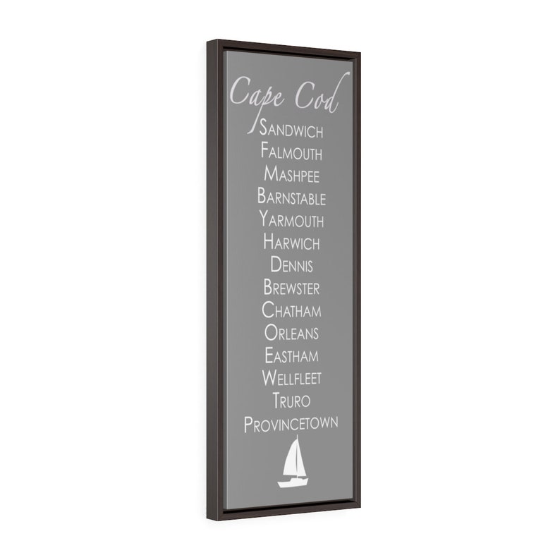 12" X 36" CAPE COD TOWNS - Great Sign for a Special Place in Your Home ...