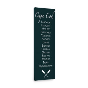 12" X 36" CAPE COD TOWNS - Great Sign for a Special Place in Your Home ...