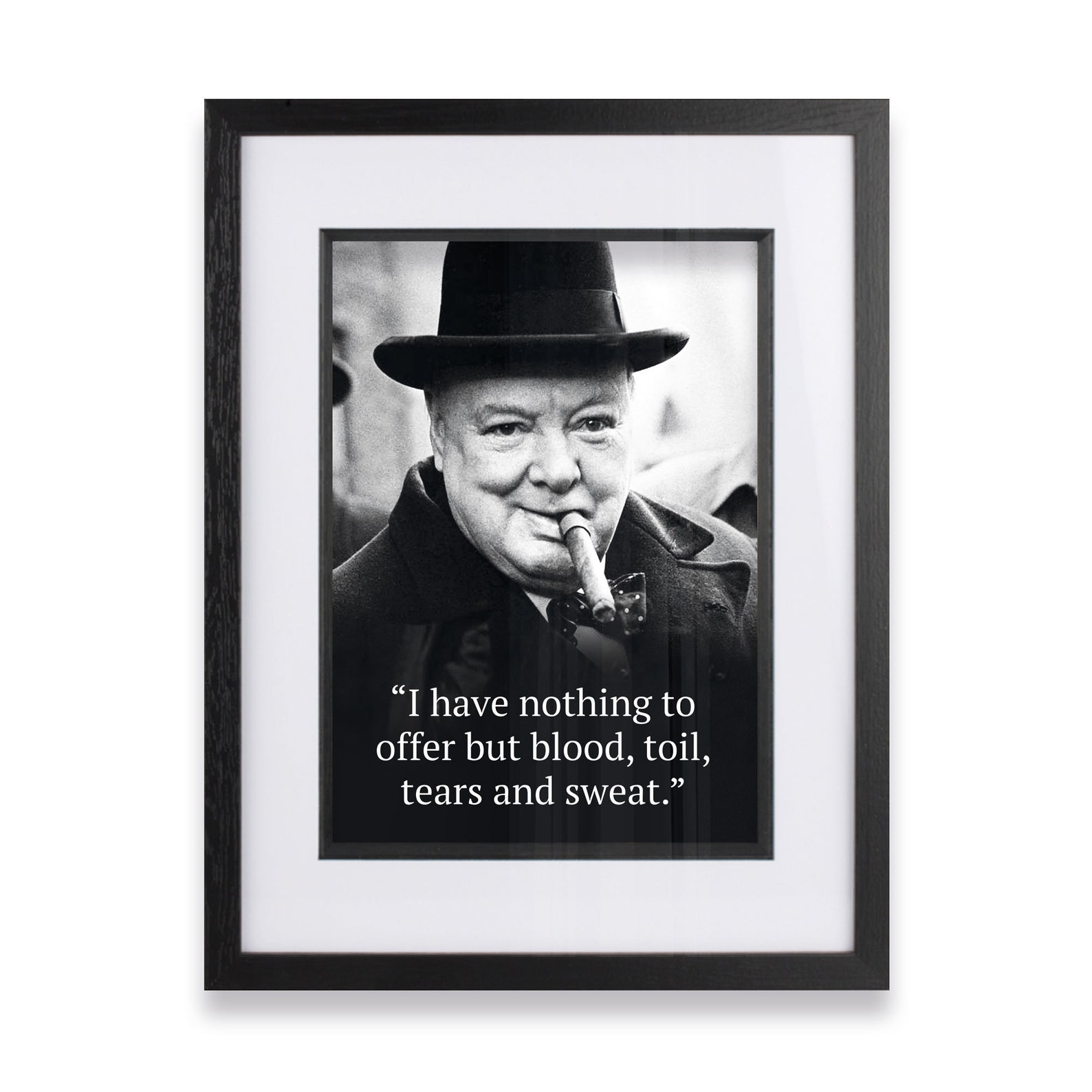 WINSTON CHURCHILL PRINT Winston Churchill Poster Photograph - Etsy New ...