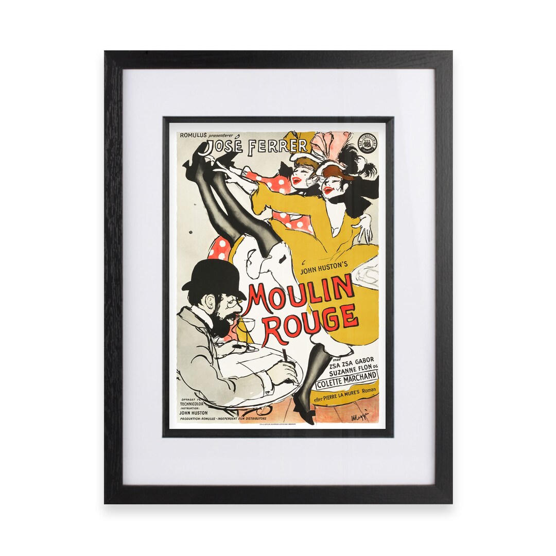 Moulin Rouge Movie Remastered Poster Enhanced Moulin Rouge - Etsy UK