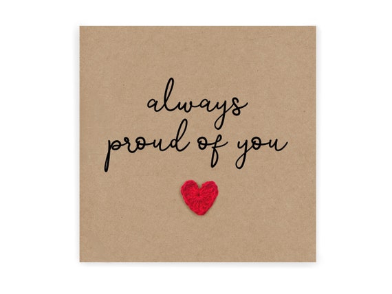 Always Proud of You Congratulations on Your New Job Card - Etsy