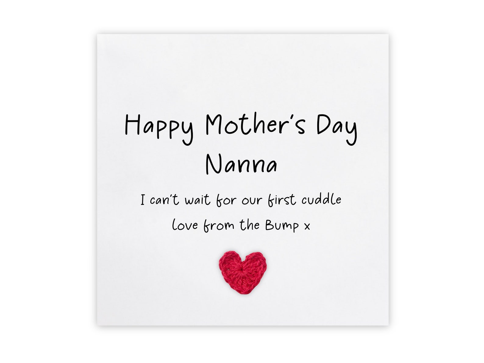 Nanna to Be Mother's Day Card, for My Nanna to Be, Mother's Day Card ...