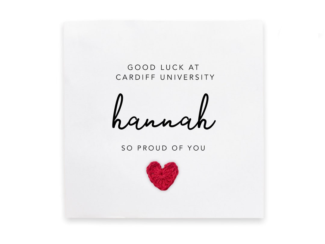Going to University Card, Good Luck at University Card, off to Uni Card ...