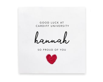 Going to University Card, Good Luck at University Card, off to Uni Card ...