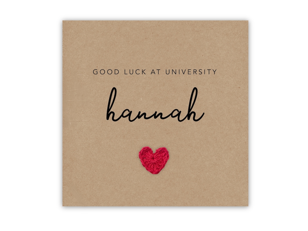 Going to University Card, Good Luck at University Card, off to Uni Card ...