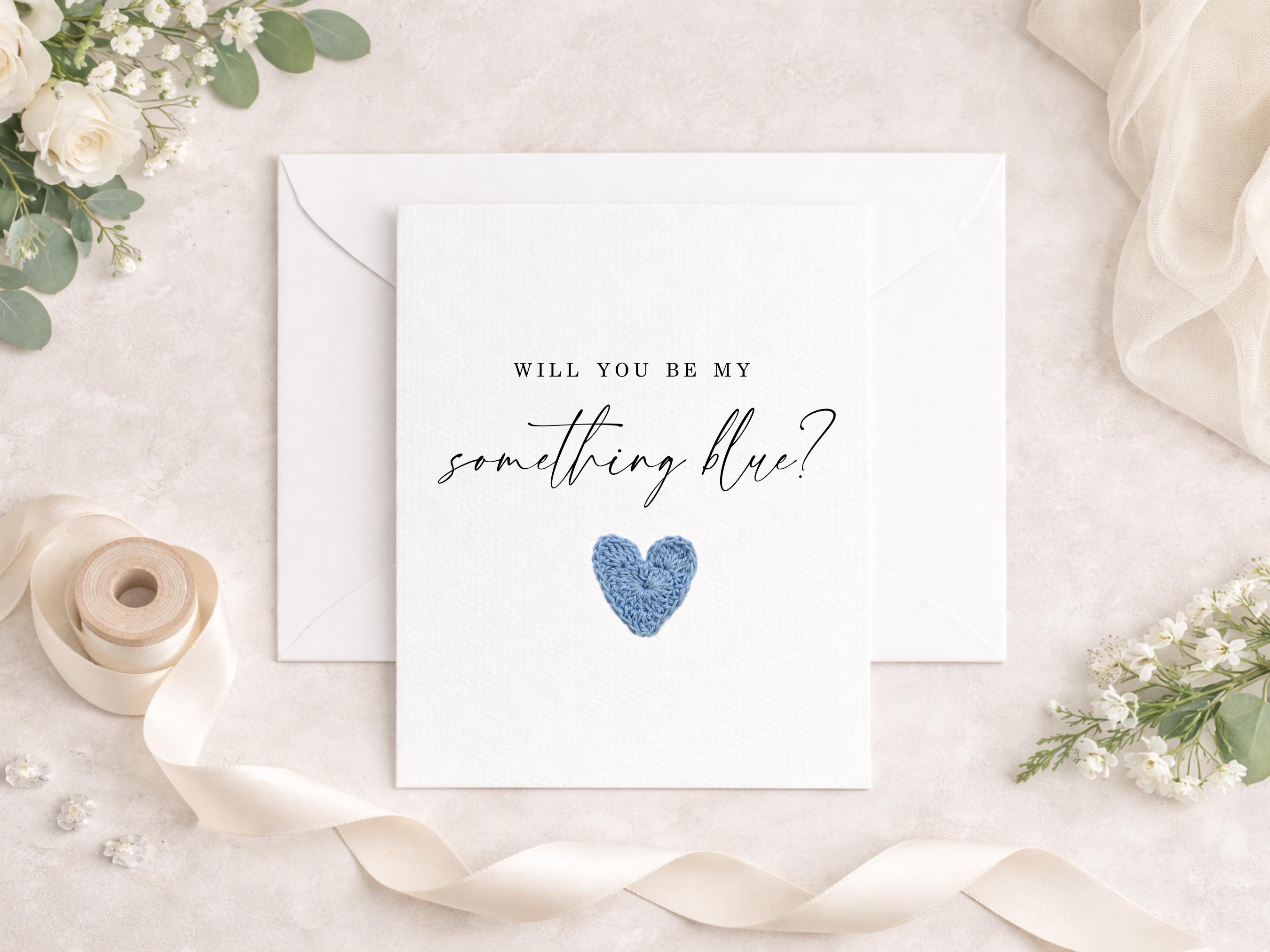 Will You Be My Something Blue Card, Be My Something Blue Card ...