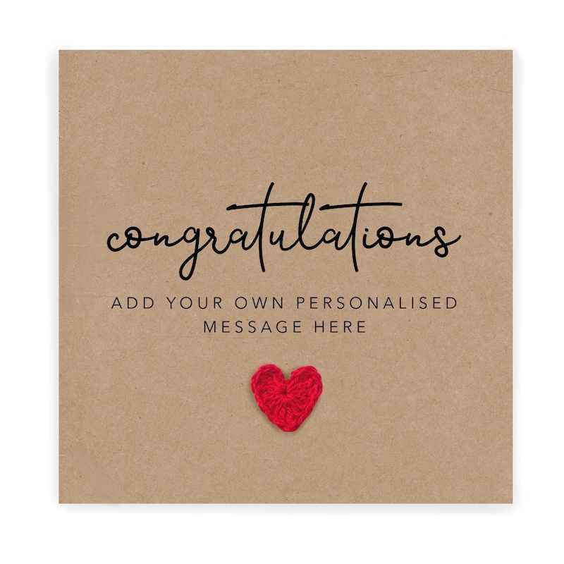 Congratulations Card - Etsy