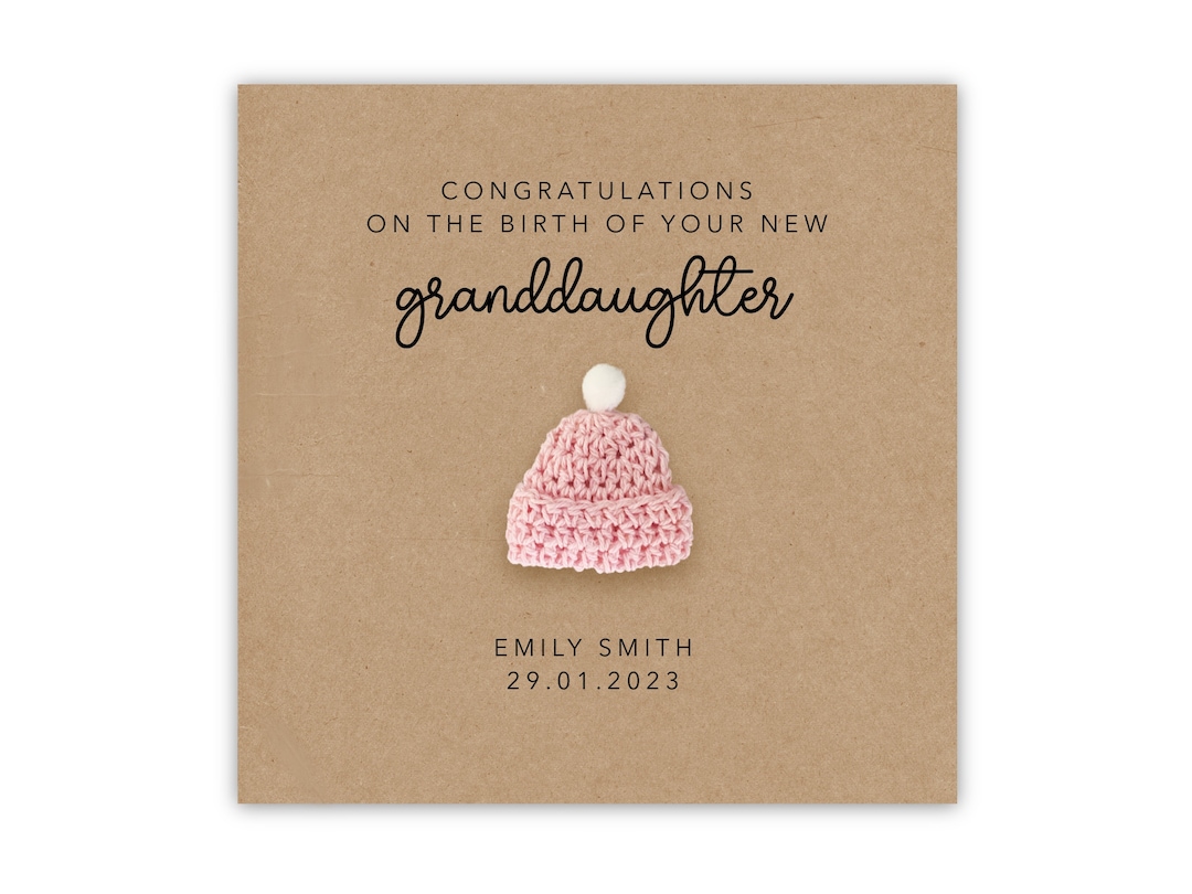 Personalised Congratulations Card for A Grandparent, Card for A New ...