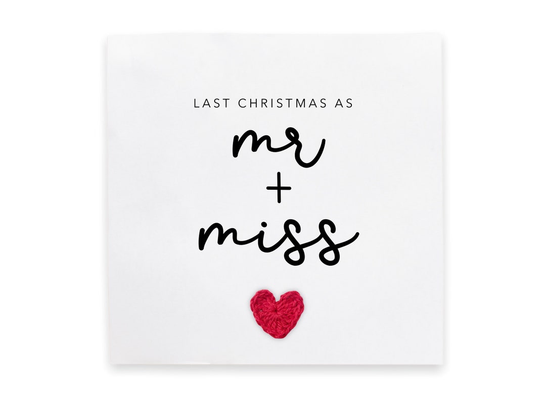 Engagement Christmas Card for Couples, Engaged Christmas Card ...