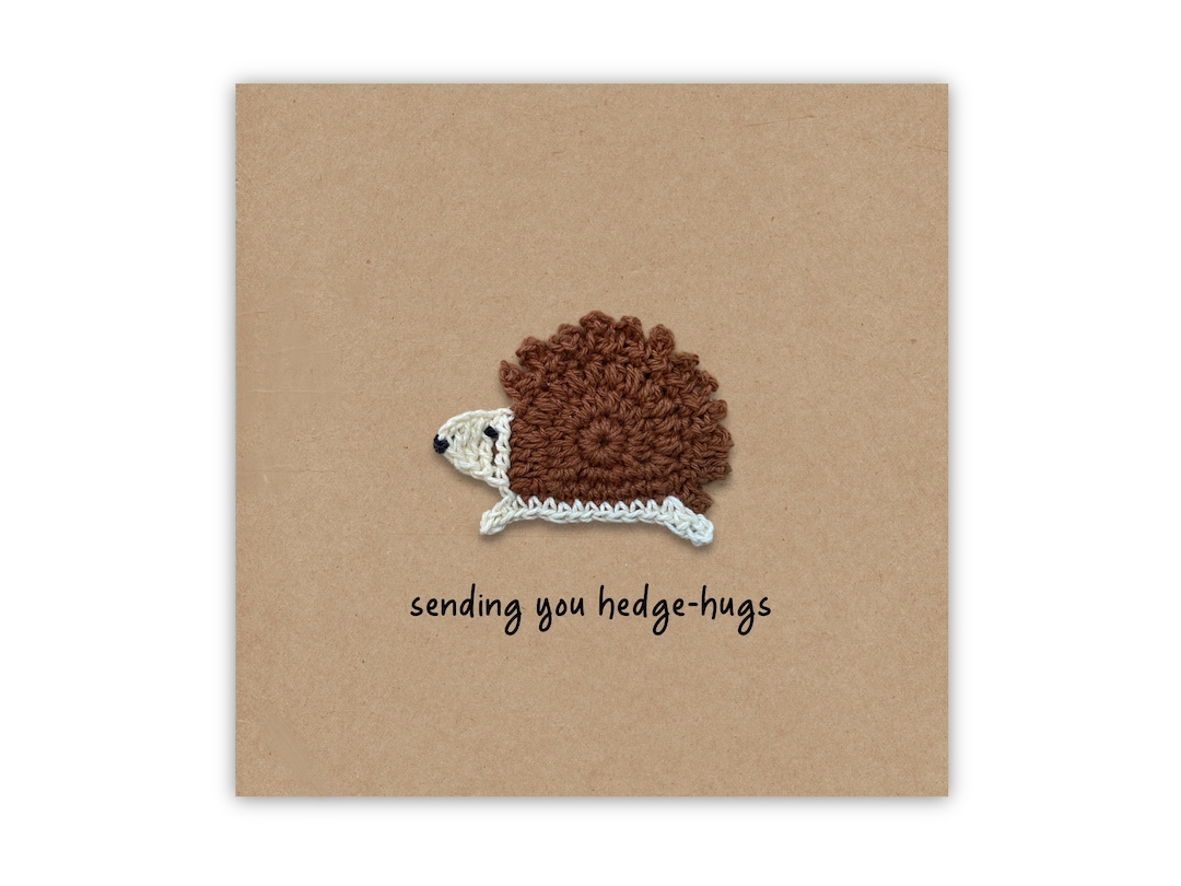 Sending You A Hug Card, Friendship Card, Pick Me up Gift, Thinking of ...