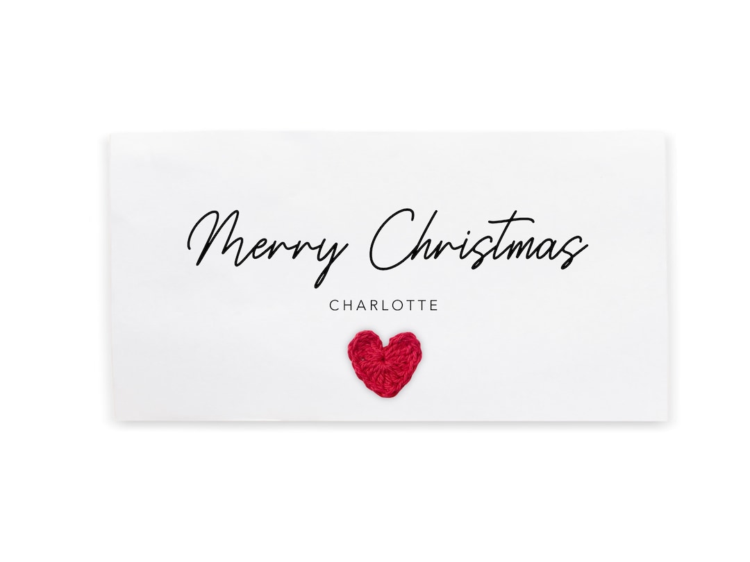 Personalised Merry Christmas Money Wallet, Personalised Money Envelope ...