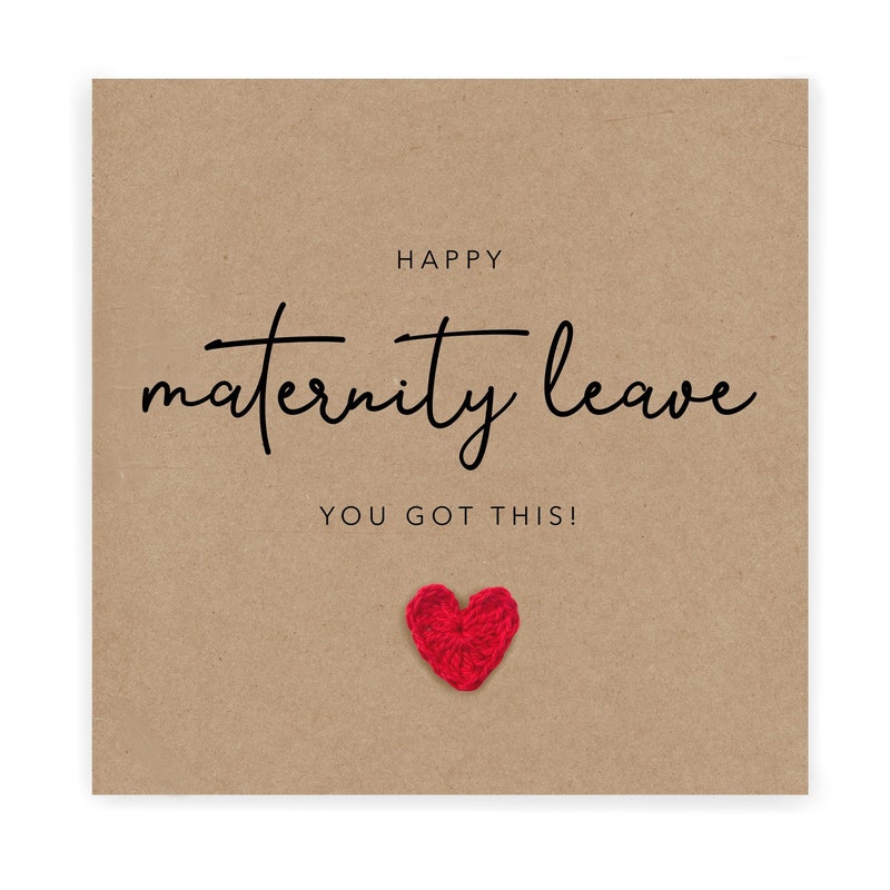 Maternity Leave Card - Etsy UK