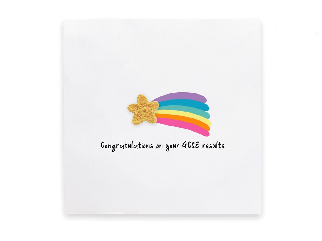 Congratulations on Your GCSE/A Level Results, AS Level Result Card ...