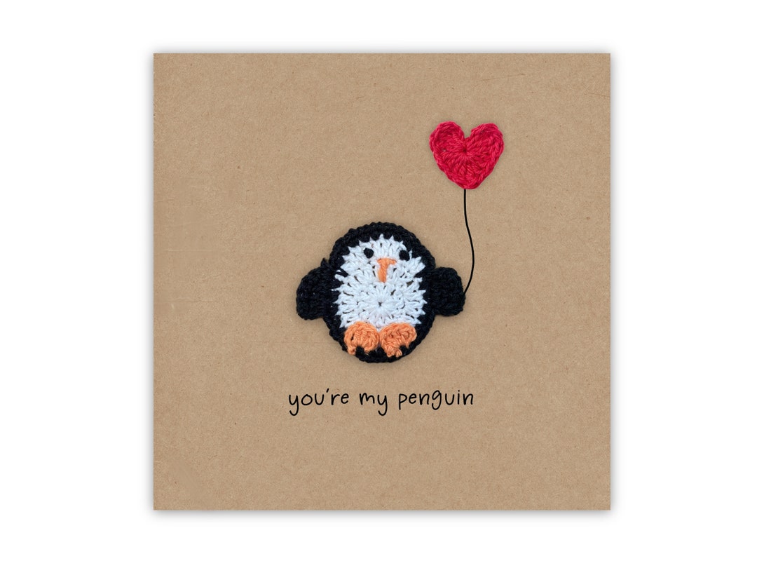Carte d'anniversaire de pingouin, carte de mariage d'anniversaire de ...