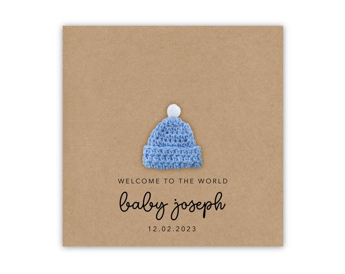 Hand-drawn New Baby Card: Blank Greeting Card, Set of 4 - Etsy