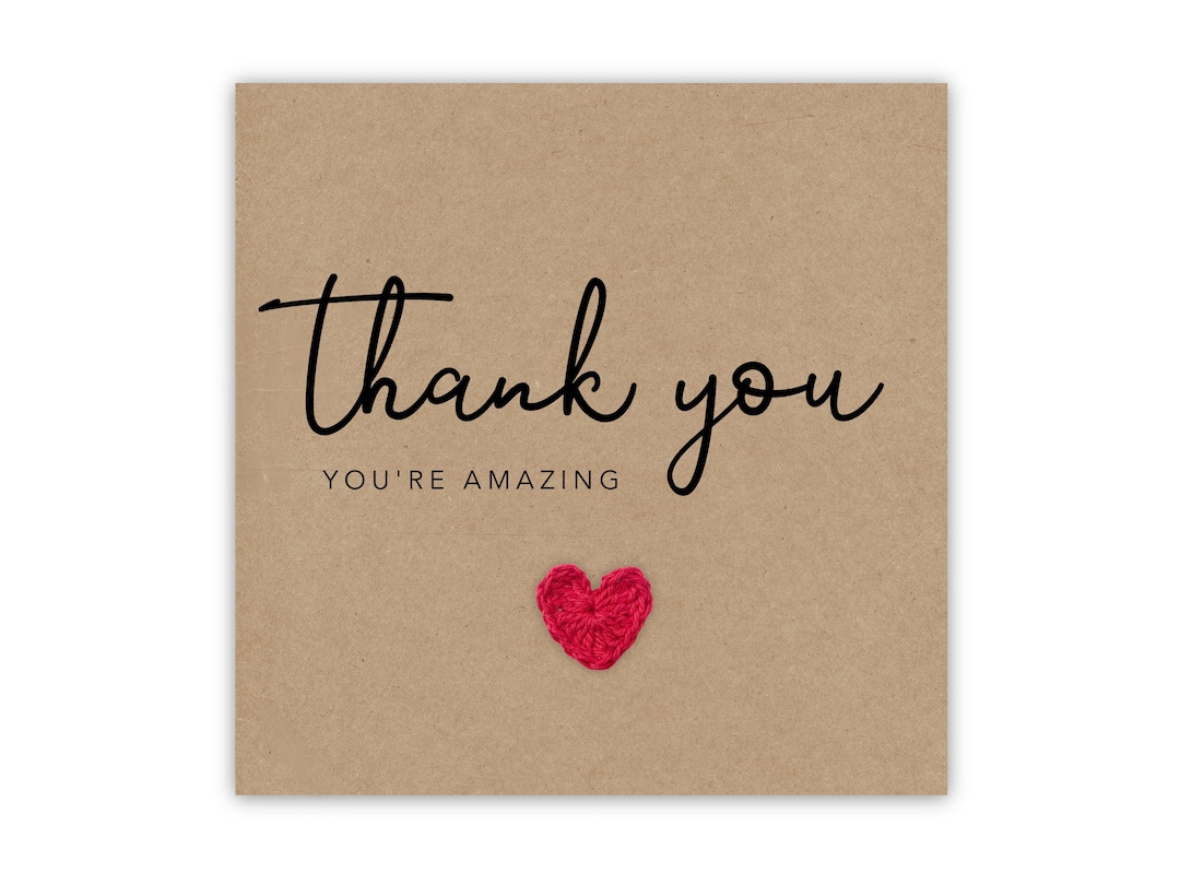 Amazing Friend Thank You Card, Friendship Card, Special Card for Friend ...