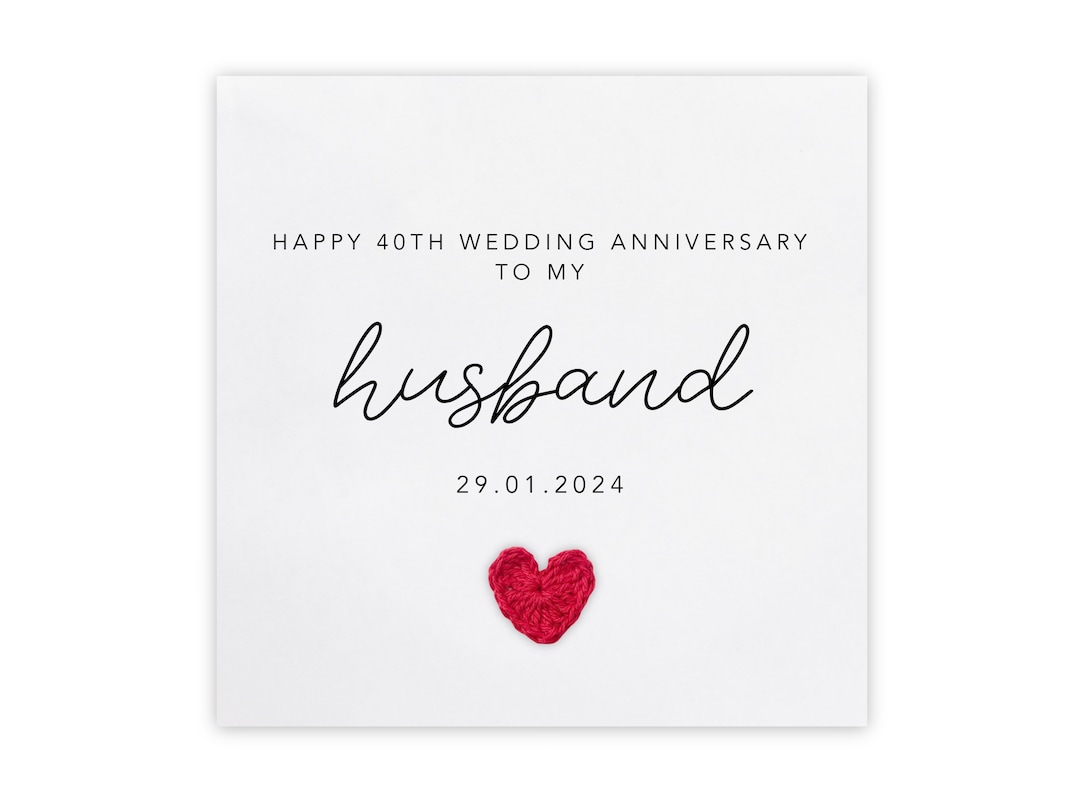 Wedding Anniversary Card For Husband 20th 25th 30th 35th 40th Etsy wedding-anniversary-card-for-husband-20th-25th-30th-35th-40th-etsy