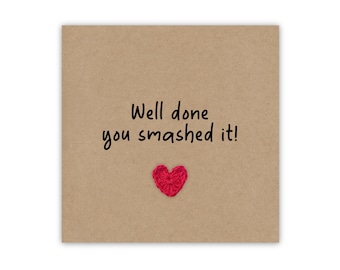 You Smashed It Card - Etsy