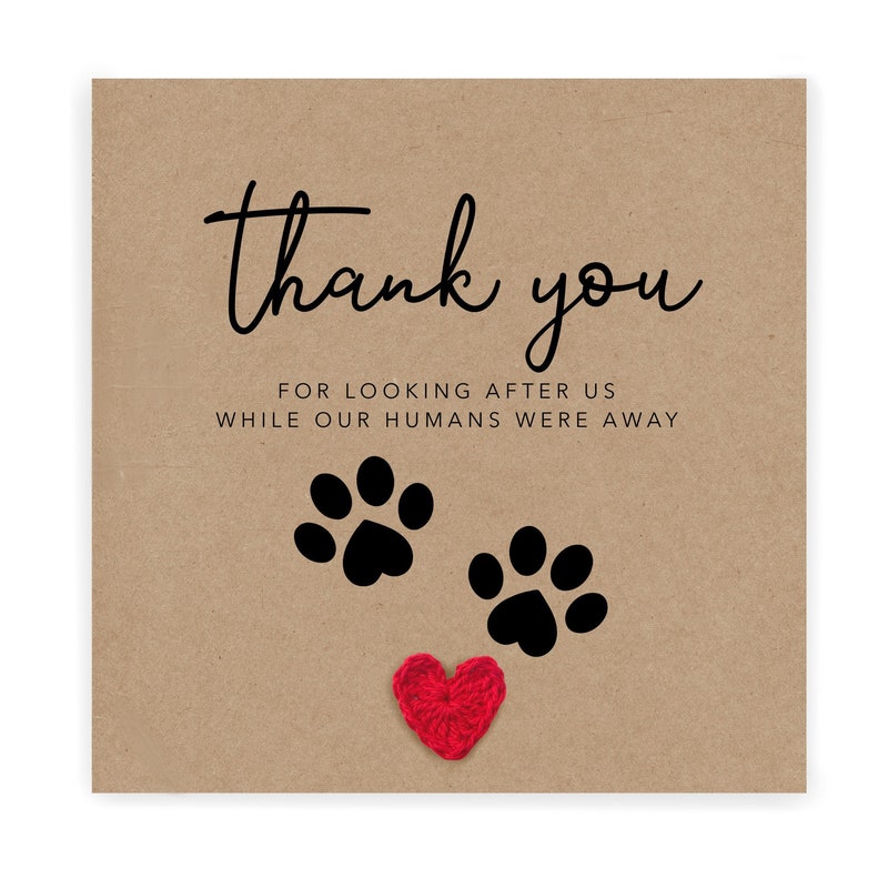 Dog Thank You Note - Etsy