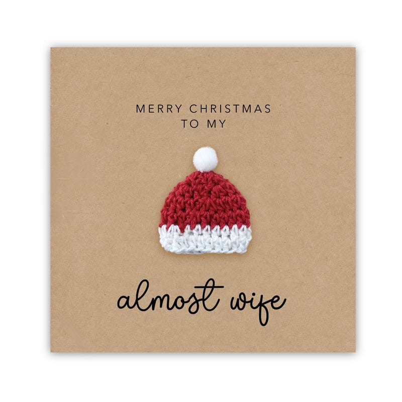 Fiancee Card Christmas - Etsy