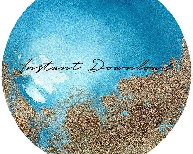 Watercolor Digital Christmas Clipart Holly Jolly Christmas. - Etsy