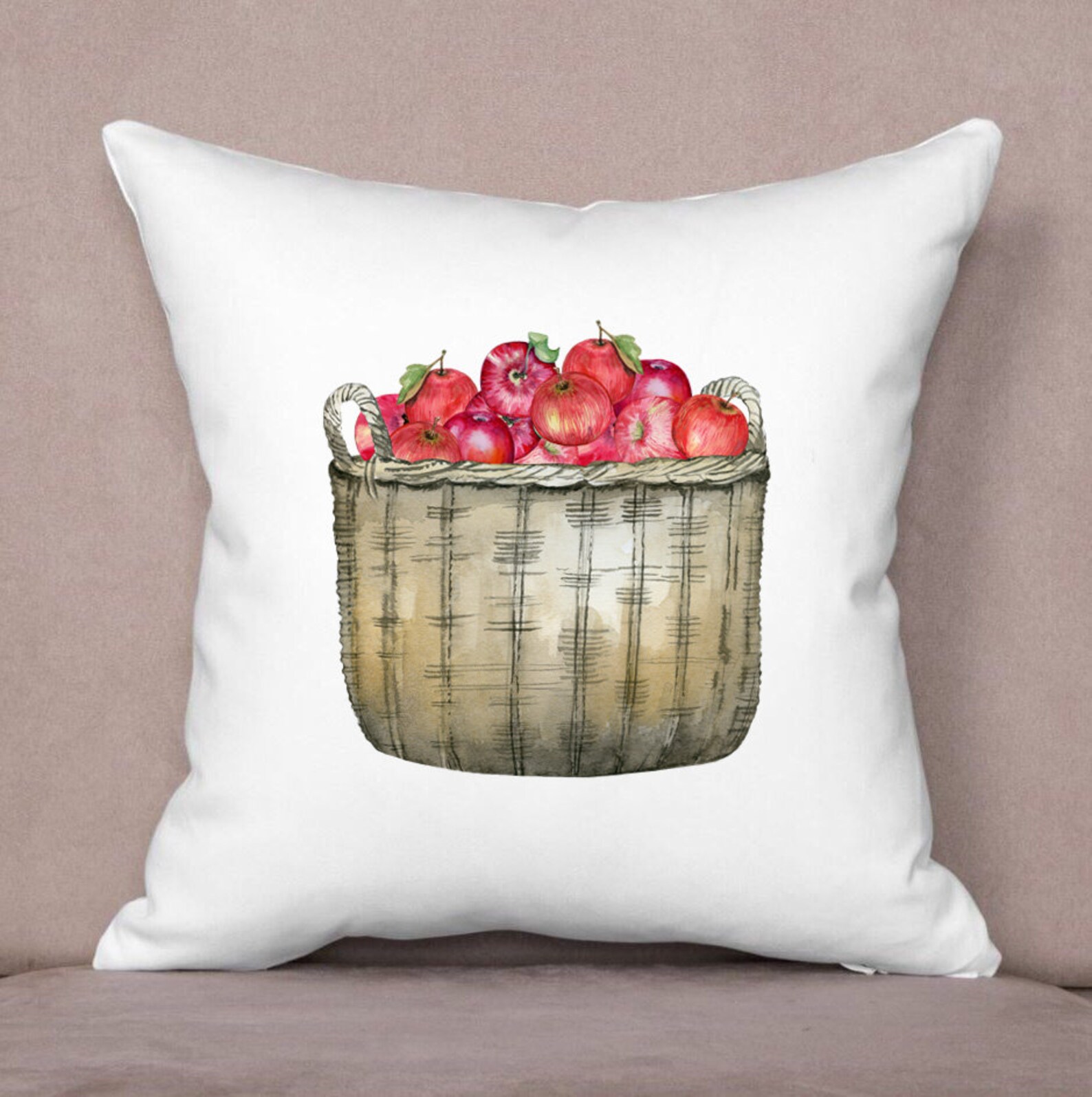 Watercolor Apple Harvest Clipart. Water Color Fall Garden Arrangements ...