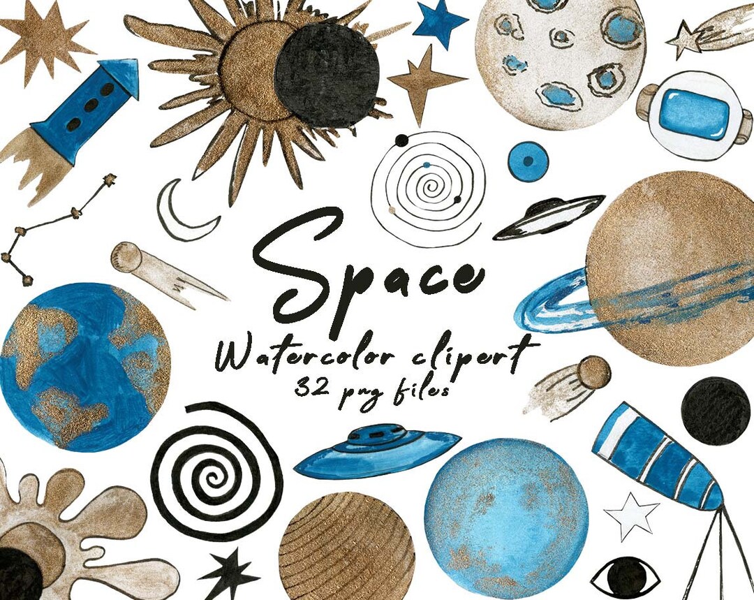 Cosmos Digital Paper Set. Seamless Patterns, Digital Backgrounds ...