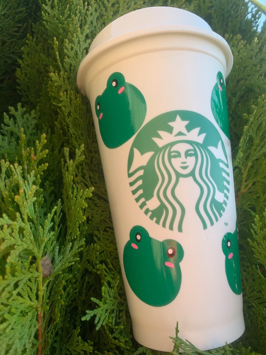 Starbucks Cup Cute Frog Hot Cup Frog Design Brand New Gift Birthday ...
