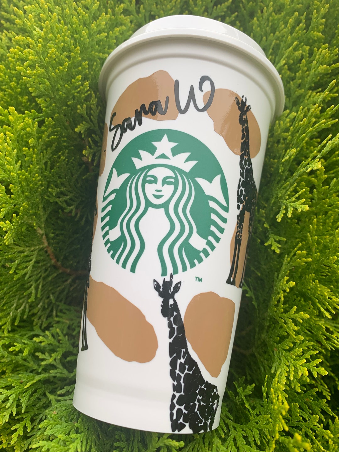 Starbucks Giraffe Hot Cup Personalised Giraffe Cup,birthday Gift Brand ...