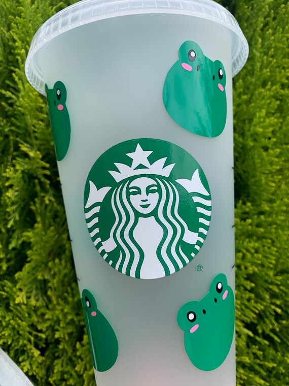 Starbucks Cup Cute Frog Cold Cup Frog Design Brand New - Etsy