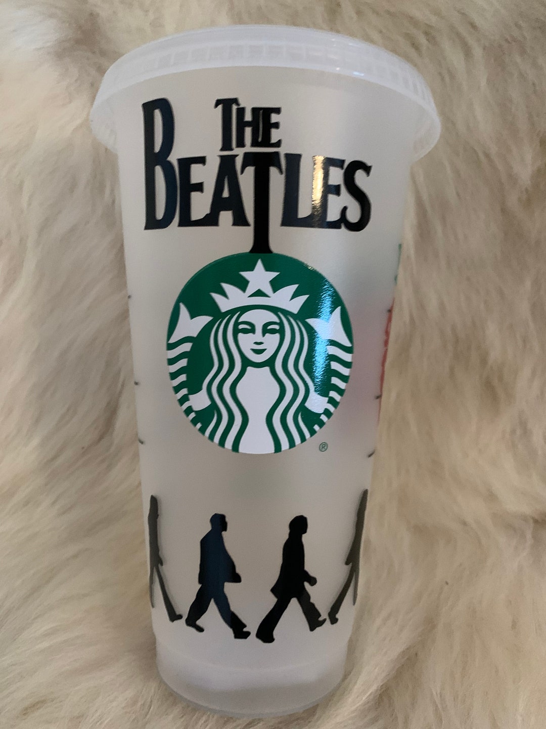 Beatles Cup, | Water Cup, Starbucks Cup, Personalised Gift, Beatles ...