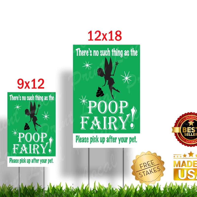 Dog Poop Sign - Etsy