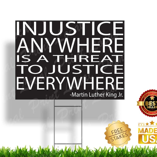 Mlk Sign - Etsy