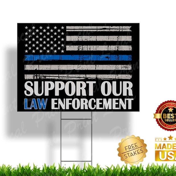 Law Enforcement Sign - Etsy