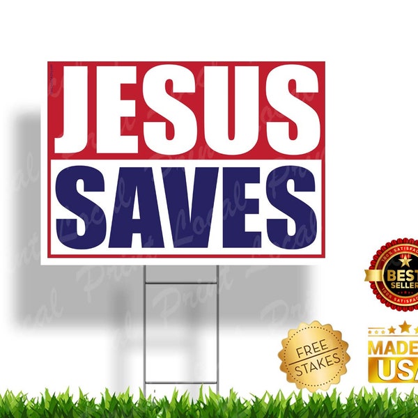 Jesus Yard Signs - Etsy