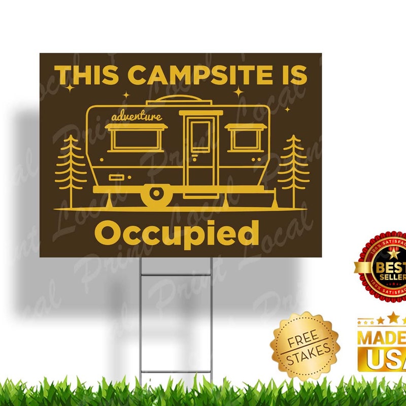 Campsite Sign - Etsy