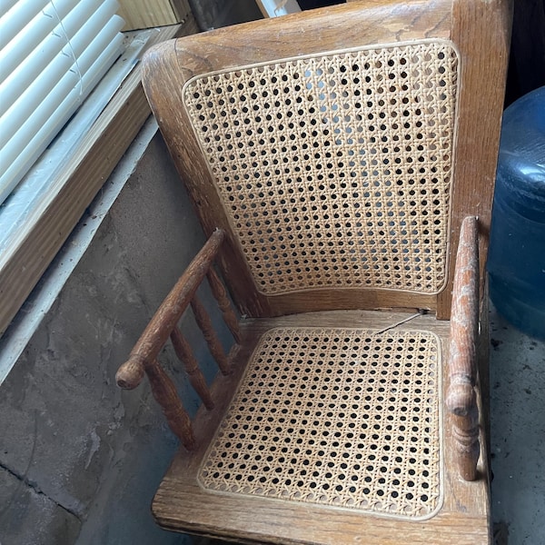 High Back Cane Chair - Etsy