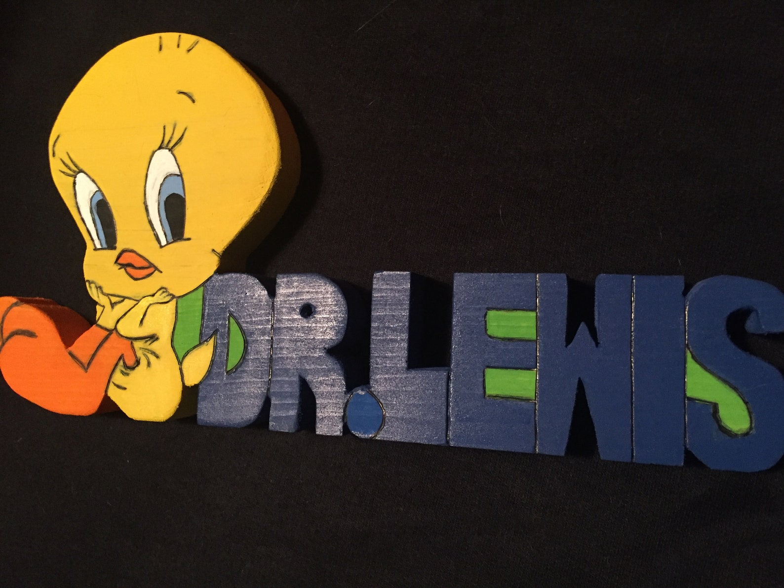 Personalized TWEETY BIRD Nameplate Cartoon Character Nameplate - Etsy